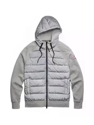 Canada Goose Logo-detail Hooded Jacket - Grey