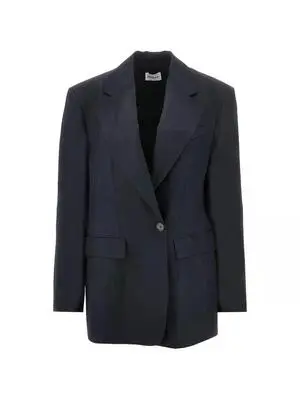 P.a.r.o.s.h Notched-lapel Single-breasted Blazer - Blue
