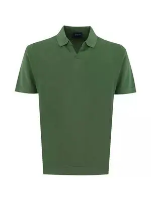 DRUMOHR Polo-collar T-shirt - Green