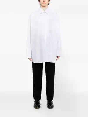OAMC Striped Cotton Shirt - Blue