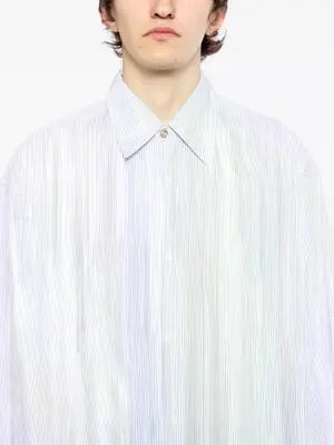 OAMC Striped Cotton Shirt - Blue