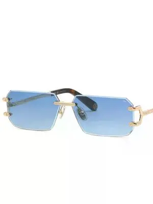 Philipp Plein Rectangular-frame Sunglasses