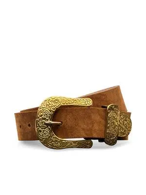 L'Agence Otera Suede Belt