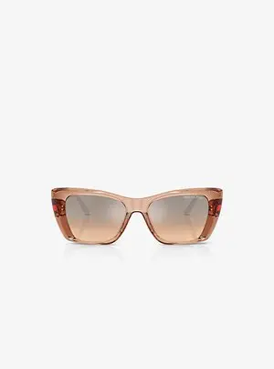 Michael Kors Square Frame Sunglasses - Brown