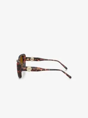 Michael Kors Square Frame Sunglasses - Brown