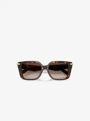 Michael Kors Santo Domingo Square Frame Sunglasses - Brown