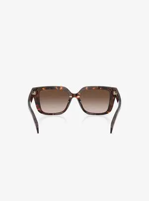 Michael Kors Santo Domingo Square Frame Sunglasses - Brown
