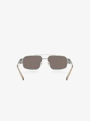 Michael Kors Cape Town Aviator Sunglasses - Gold