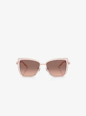 Michael Kors Sea Island Butterfly Sunglasses - Pink