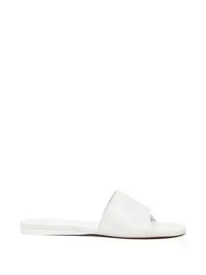Amina Muaddi Bianca Sandals - White