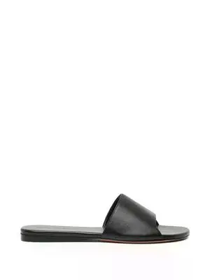 Amina Muaddi Bianca Sandals - Black