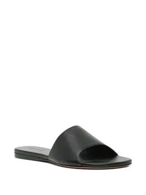 Amina Muaddi Bianca Sandals - Black