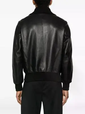 Sandro Zip-up Leather Jacket