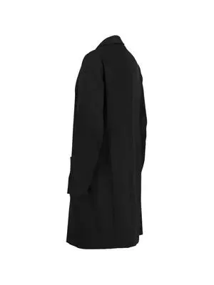 JIL SANDER Mid-length Frayed Coat