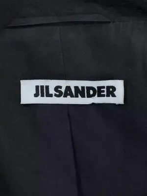 JIL SANDER Mid-length Frayed Coat