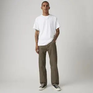 LEVI'S 501 Original Shrink-to-fit Straight Leg Jeans - Dark Brown Rigid