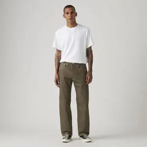 LEVI'S 501 Original Shrink-to-fit Straight Leg Jeans - Dark Brown Rigid