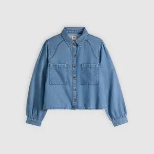 LEVI'S Tini Long-sleeve Utility Shirt - Poolside Blue