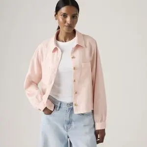 LEVI'S Tini Long-sleeve Utility Shirt - Crystal Pink