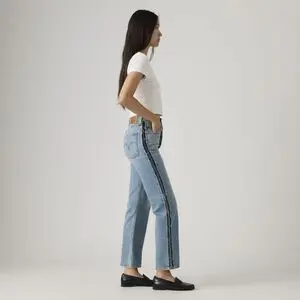LEVI'S Ribcage Deconstructed Ankle Jeans