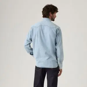 LEVI'S Shorthorn Sawtooth Western Shirt Chambray