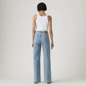 LEVI'S Ribcage Wide-leg Belted Jeans