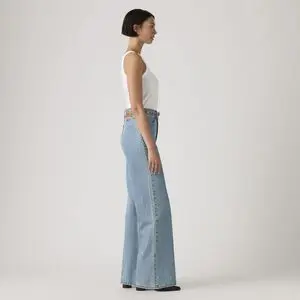 LEVI'S Ribcage Wide-leg Belted Jeans
