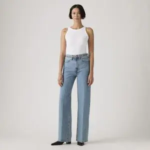 LEVI'S Ribcage Wide-leg Belted Jeans