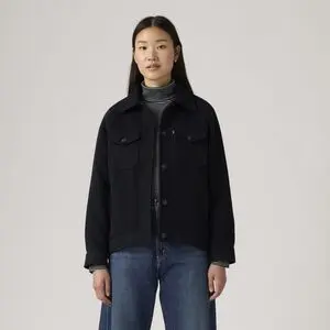 LEVI'S Raglan Sleeve Shirt Jacket - Navy