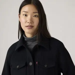 LEVI'S Raglan Sleeve Shirt Jacket - Navy