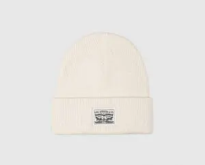 LEVI'S Backpatch Beanie - Cream