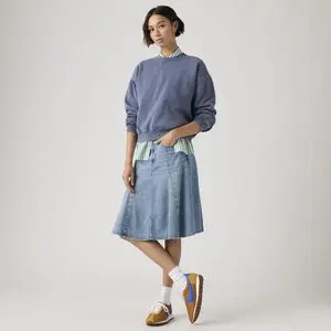 LEVI'S Godet Knee-length Skirt - Good Grades Tencel Skirt