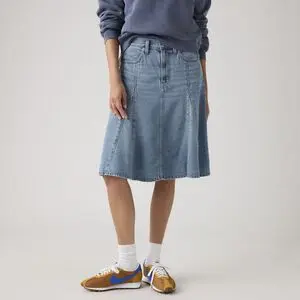 LEVI'S Godet Knee-length Skirt