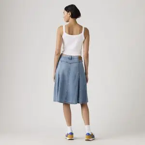 LEVI'S Godet Knee-length Skirt