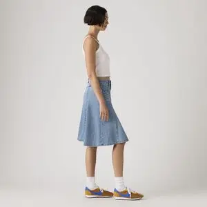 LEVI'S Godet Knee-length Skirt