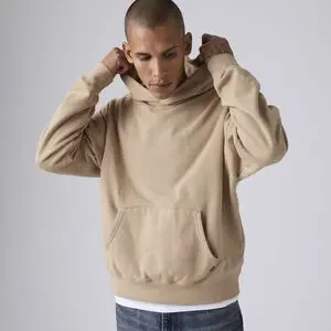 LEVI'S Soft Boxy Hoodie Sweatshirt - White Pepper