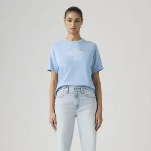 LEVI'S Graphic Logo Vintage Cotton T-shirt - Fancy Script Glacier