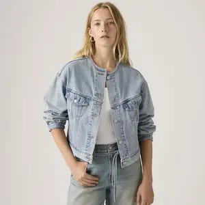 LEVI'S 90s Shrunken Collarless Trucker Jacket - Rural View