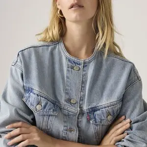 LEVI'S 90s Shrunken Collarless Trucker Jacket