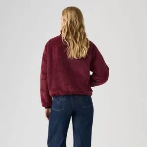 LEVI'S Gemma Sherpa Quarter-zip Pullover
