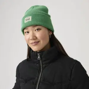 LEVI'S Backpatch Beanie - Pine Green