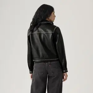 LEVI'S Faux Leather Studded Jacket