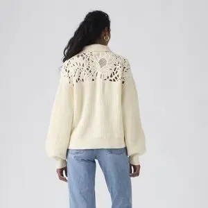 LEVI'S Bianca Crochet Polo Sweater
