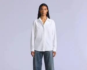 LEVI'S Club Shirt - L Antique White
