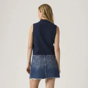 LEVI'S Supersoft Mini Ruffle Vest Top Sweater