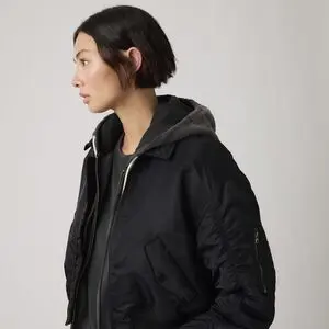 LEVI'S Bowie Cropped Bomber Jacket
