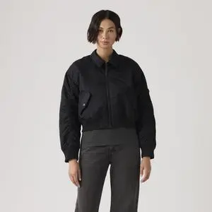 LEVI'S Bowie Cropped Bomber Jacket