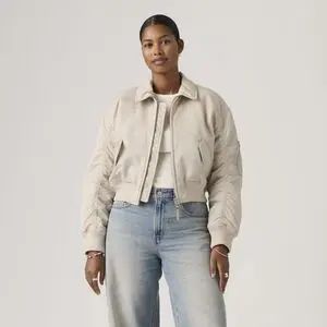 LEVI'S Bowie Cropped Bomber Jacket