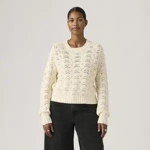 LEVI'S Hope Long-sleeve Crochet Pullover Sweater