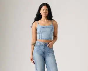 LEVI'S Jadine Denim Cami Tank Top
